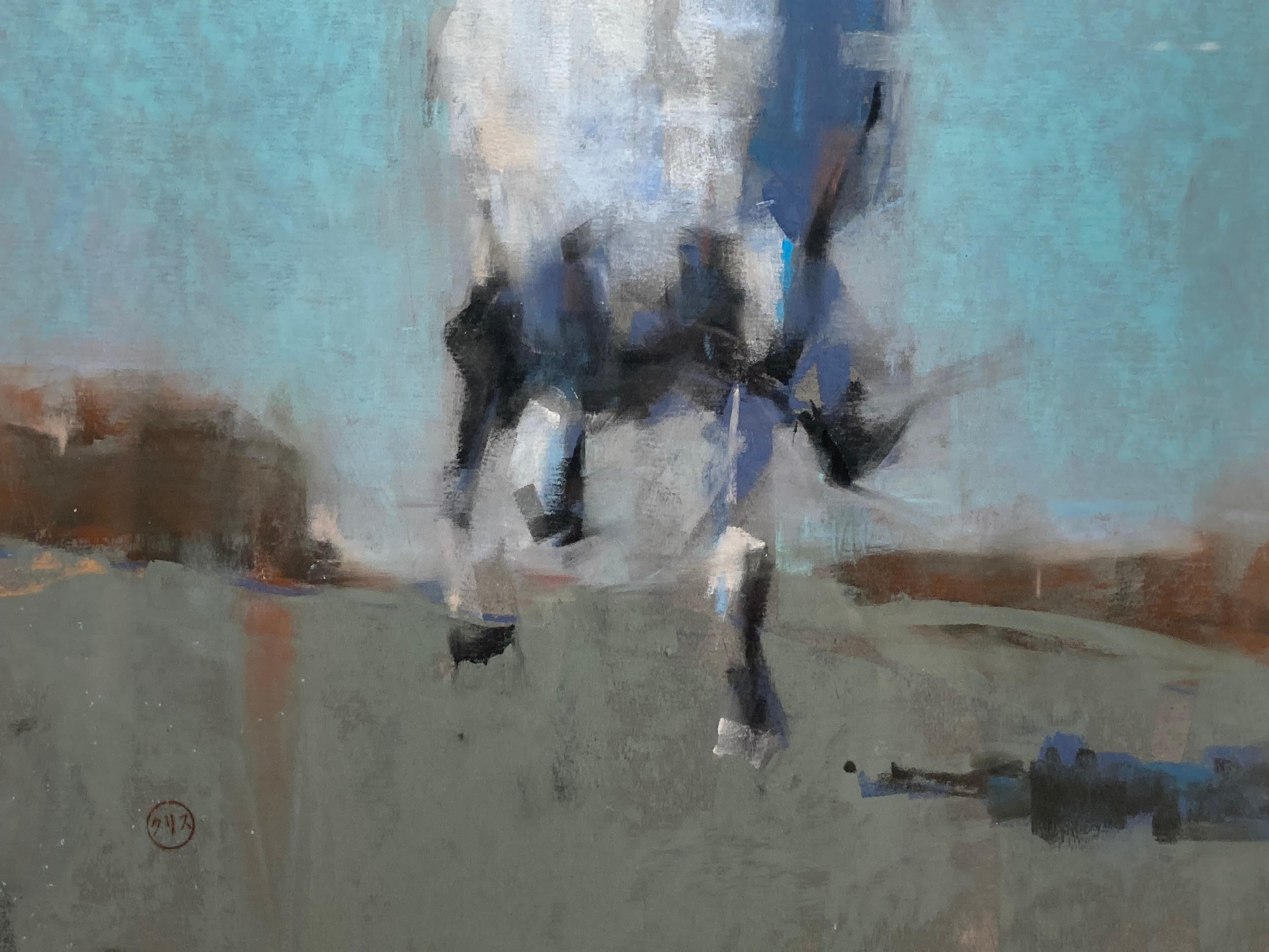 Chris Brizzard - A la fuga', de Chris Brizzard, Dibujo en pastel sobre ...
