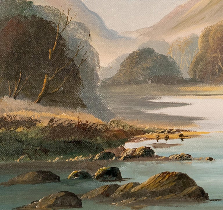 R. B. Higgins - ''Mountain Scene,'' by R.B. Higgins, Oil on Canvas For ...