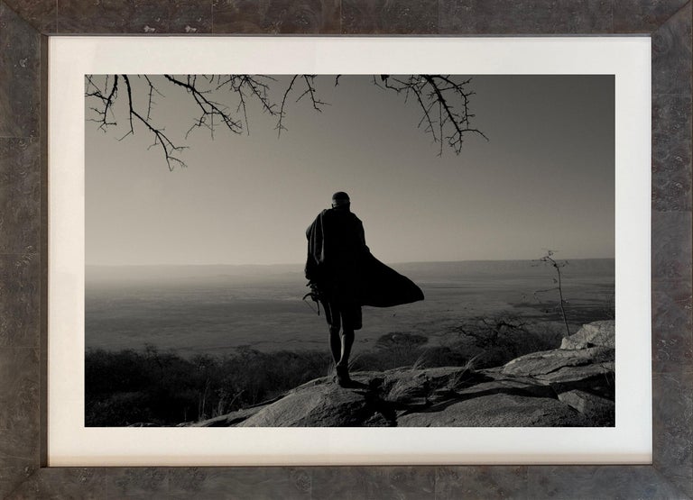 Nicol Ragland - 'HADZABE SKYLINE,' Tanzanian Landscape, Black and White ...