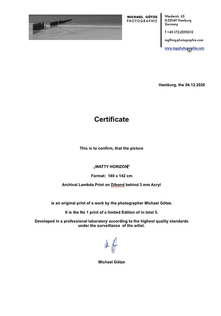 Michael Götze - Watty Horizon - contemporary black and white landscape ...