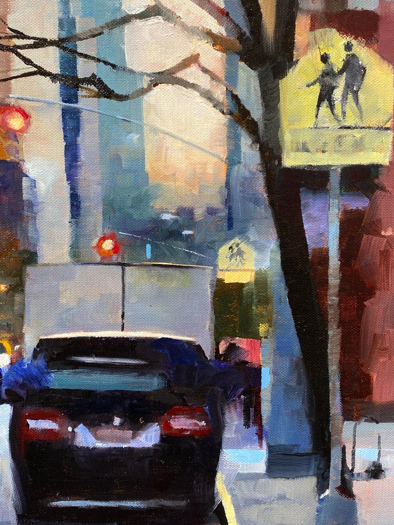 Jeff Jamison - Jeff Jamison, "The Only Way", Cityscape Oil Painting on ...