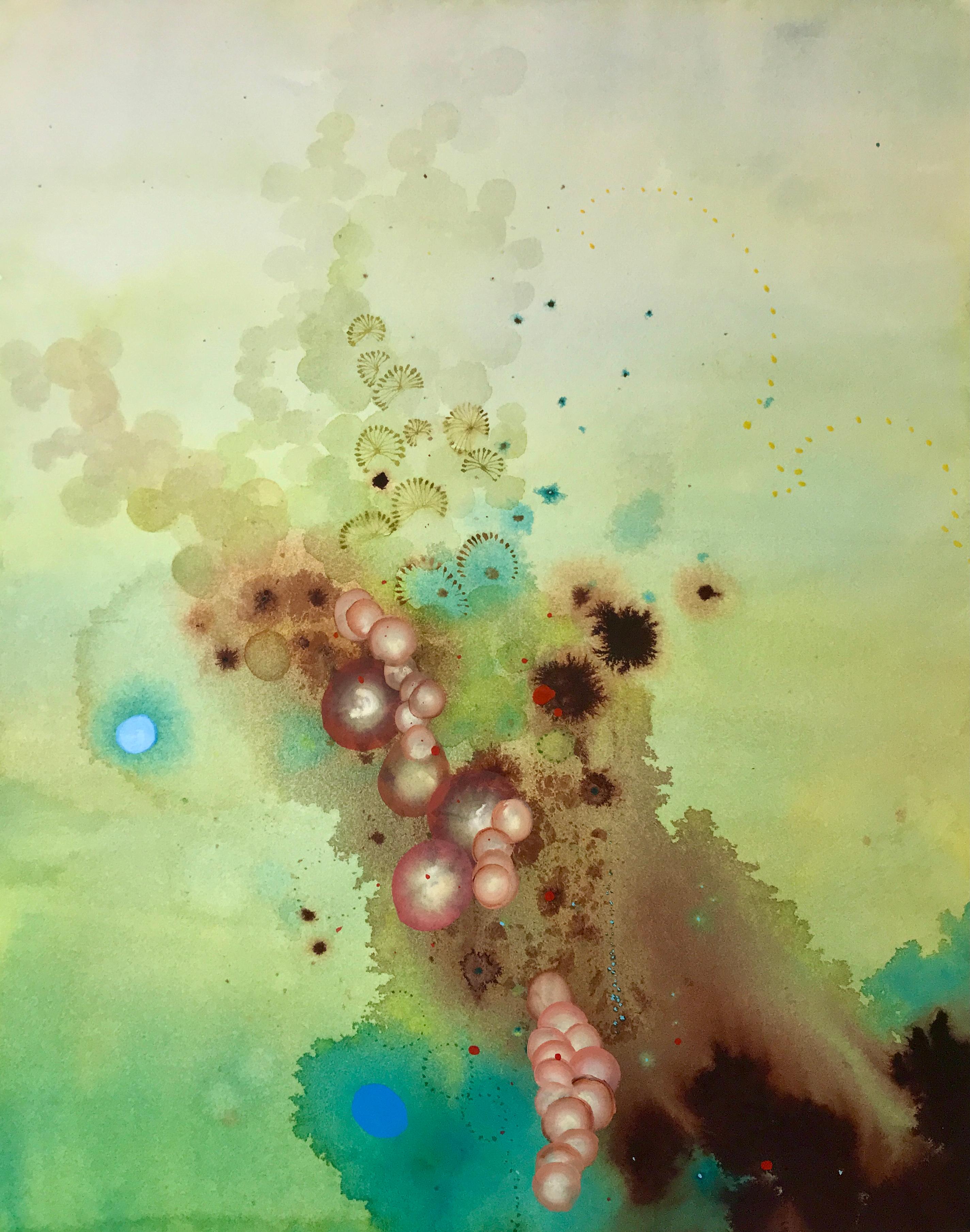 Grayson Chandler - "Penumbra", Watercolor, Abstract, Contemporary Art ...