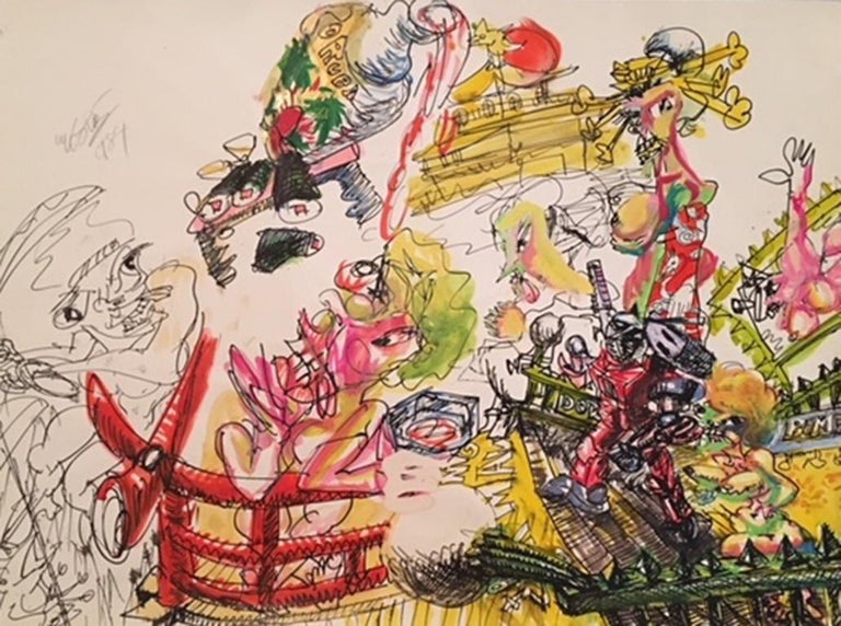 Ushio Shinohara - ""Rouleaux de sushis avec un robot apparaissant à l ...