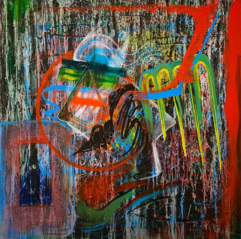 Bert L. Long, Jr. - "The History of Painting #1, " Acrylic on Canvas ...