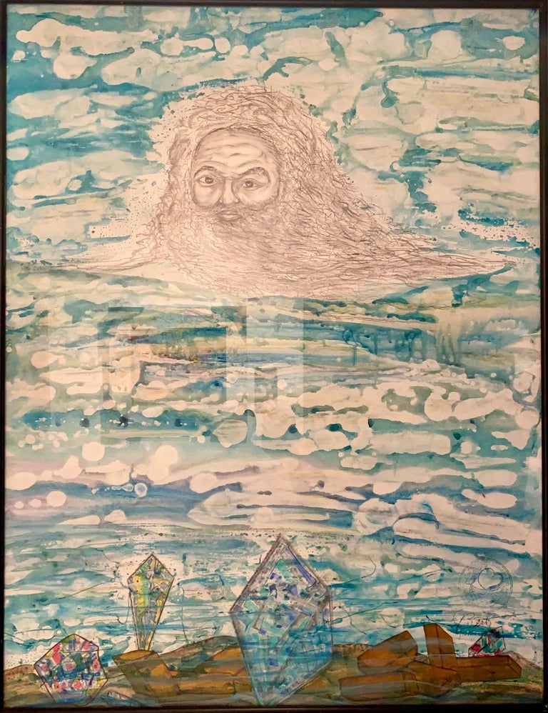 Bert L. Long, Jr. - "Camino," Acrylic and Charcoal on Paper ...