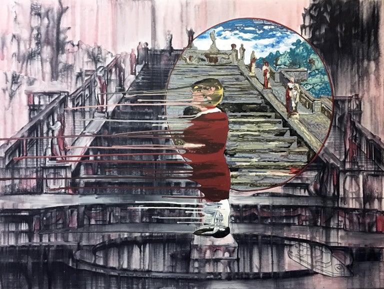 ivan Plusch - "Immortality #4," Acrylic on Canvas - Surrealist For Sale ...