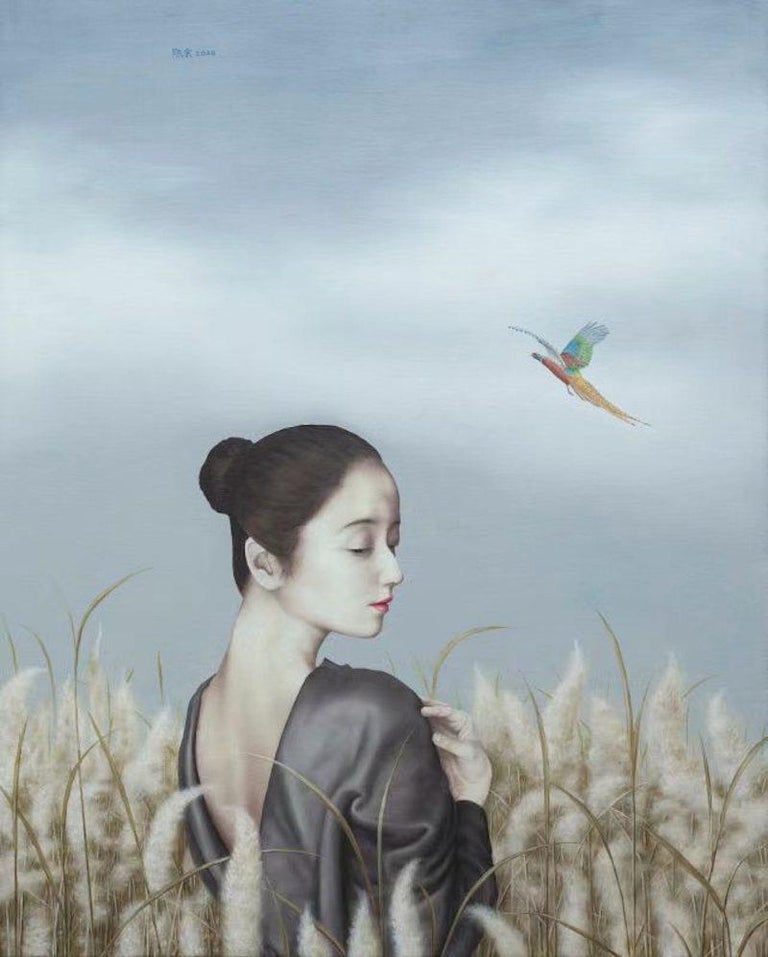 Chen Yu – Schönes Mädchen und Schmetterlingsschmuck im Angebot bei 1stDibs