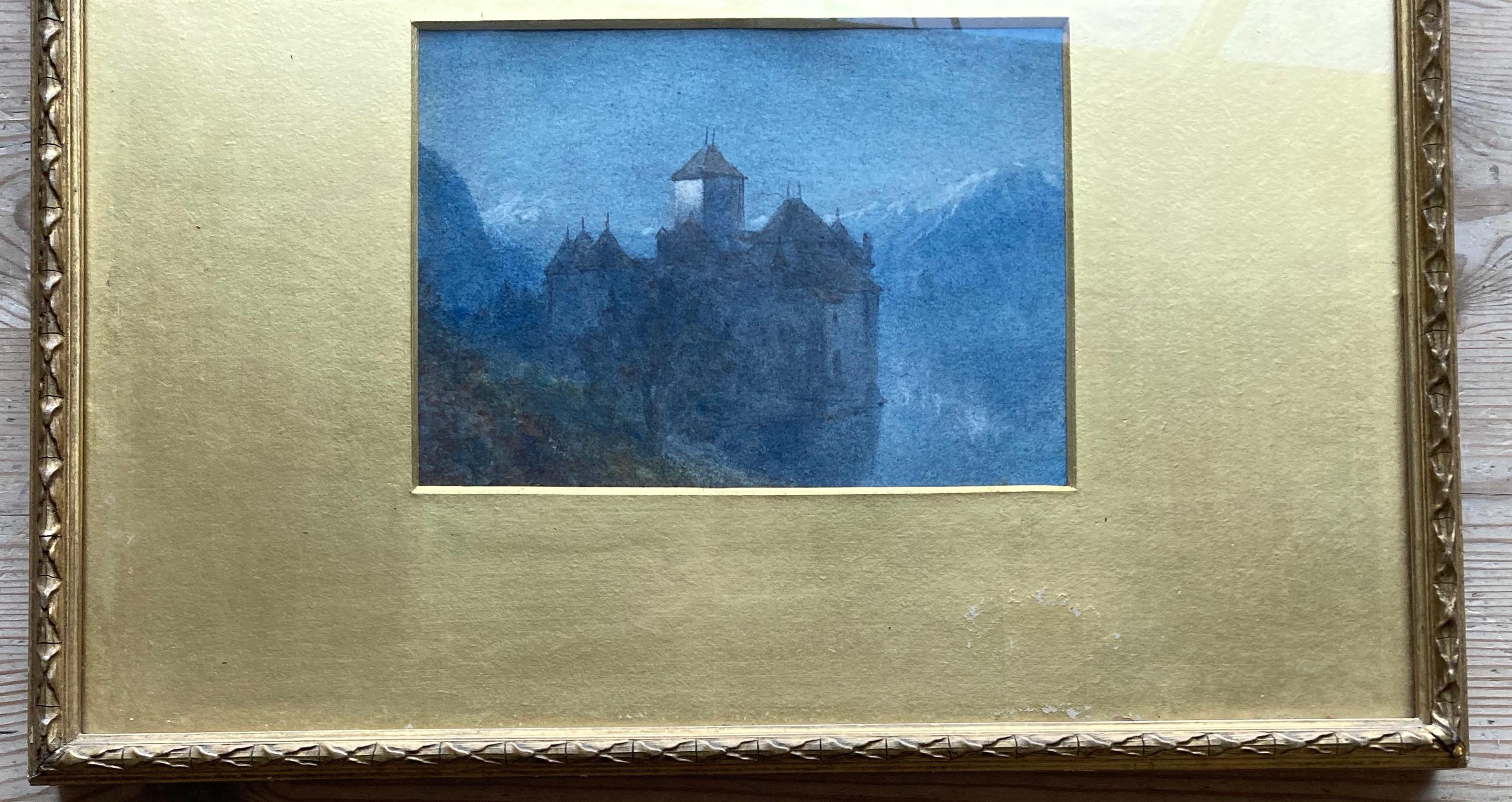 William Collingwood - William Collingwood, Castle at Chillon, Lake ...
