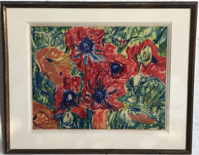 Sir Jacob Epstein - Sir Jacob Epstein, Still life of Poppies, Jewish ...