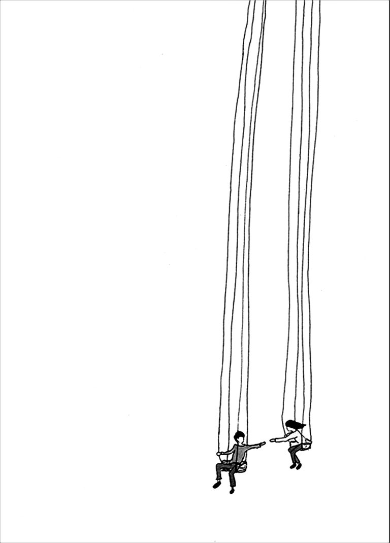 Kin Choi Lam - "Parallel" archival print on paper happy couple ...