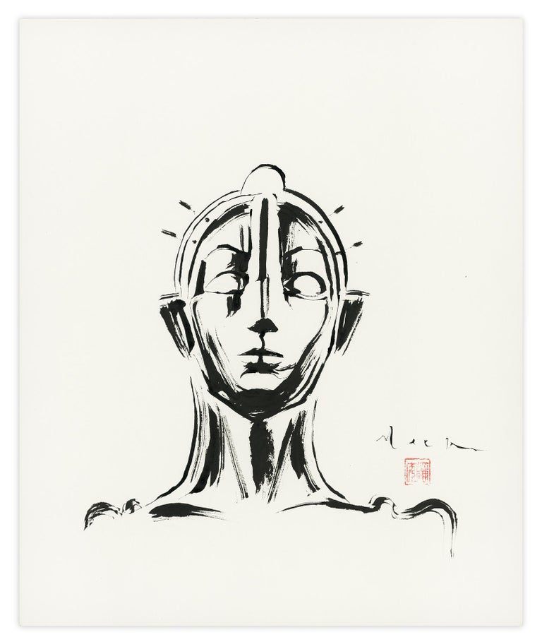 David Mack - Maria, Metropolis by David Mack, Sumi-e brush and ink ...