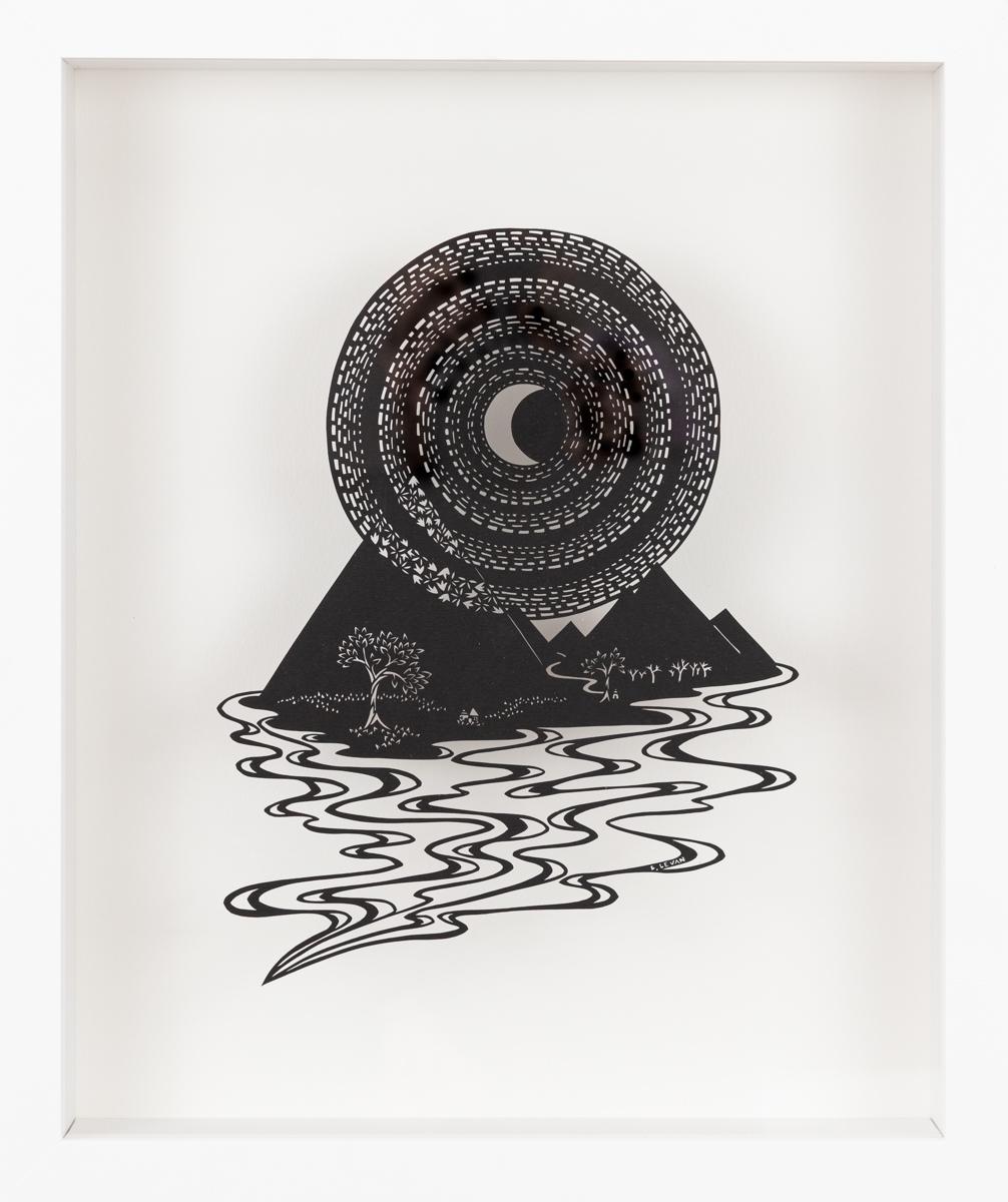 Bianca Levan - "The Light is Good" Contemporary Paper-Cut Landscape by ...