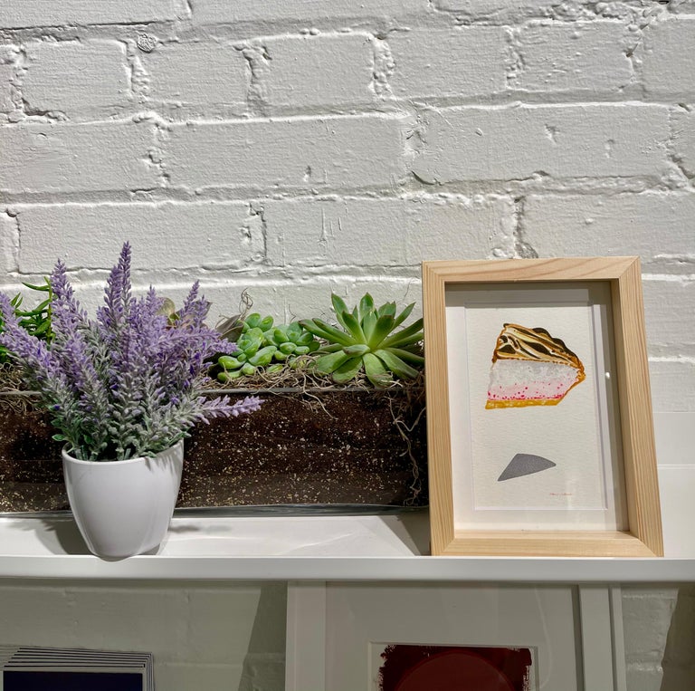 Nancy Lamb - Small Contemporary American Food Watercolor of Bubblegum ...