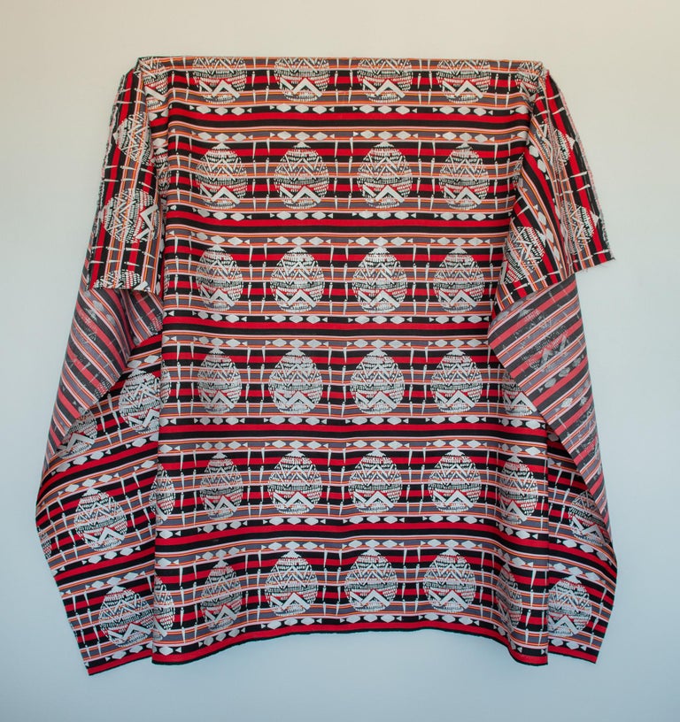 Elizabeth Shinana - Basket Pattern. Textile, fabric paint on polyester ...