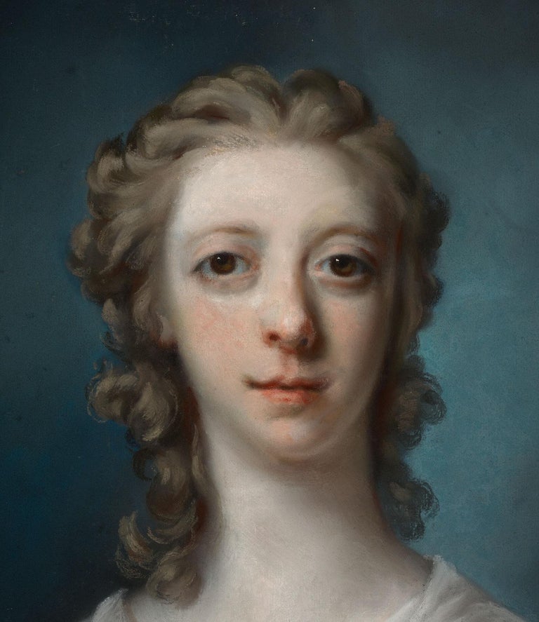 Francis Cotes - 18th century pastel portrait of Anne Burges For Sale at ...