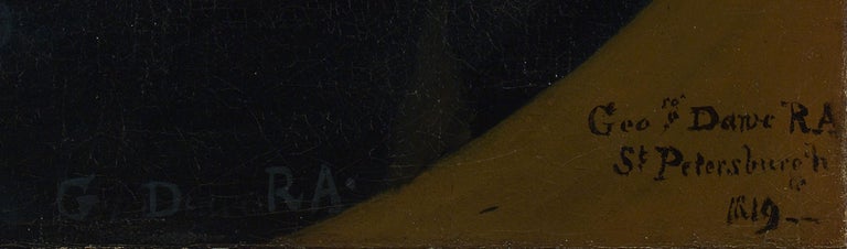 George Dawe - 19th century portrait painted in St Petersburg in 1819 ...