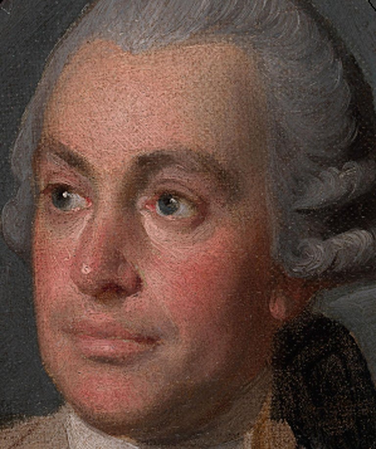 Johan Zoffany - Portrait du peintre Nathaniel Dance du XVIIIe siècle en ...