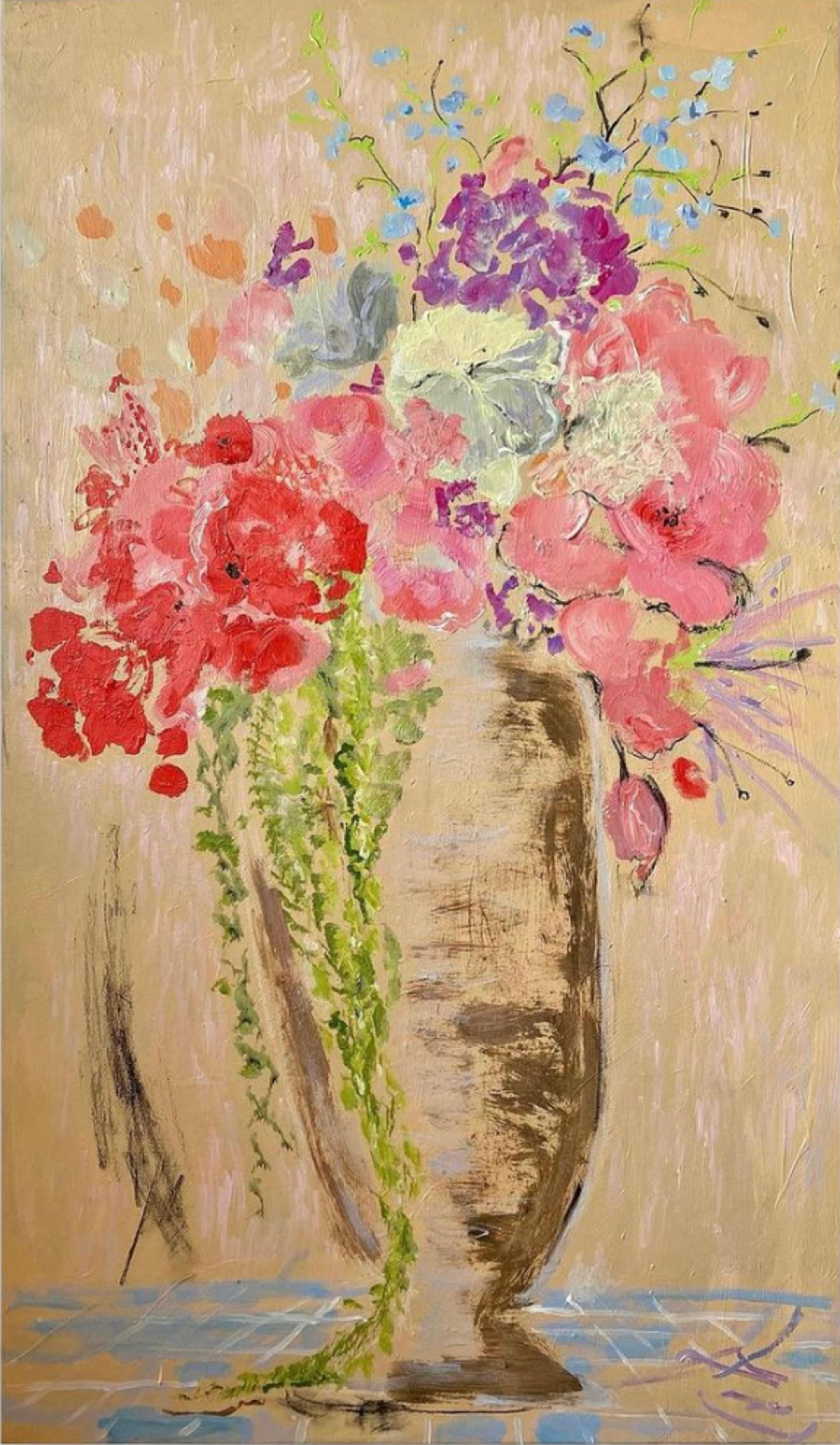 Lisa Nielsen - A Riot of Roses For Sale at 1stDibs