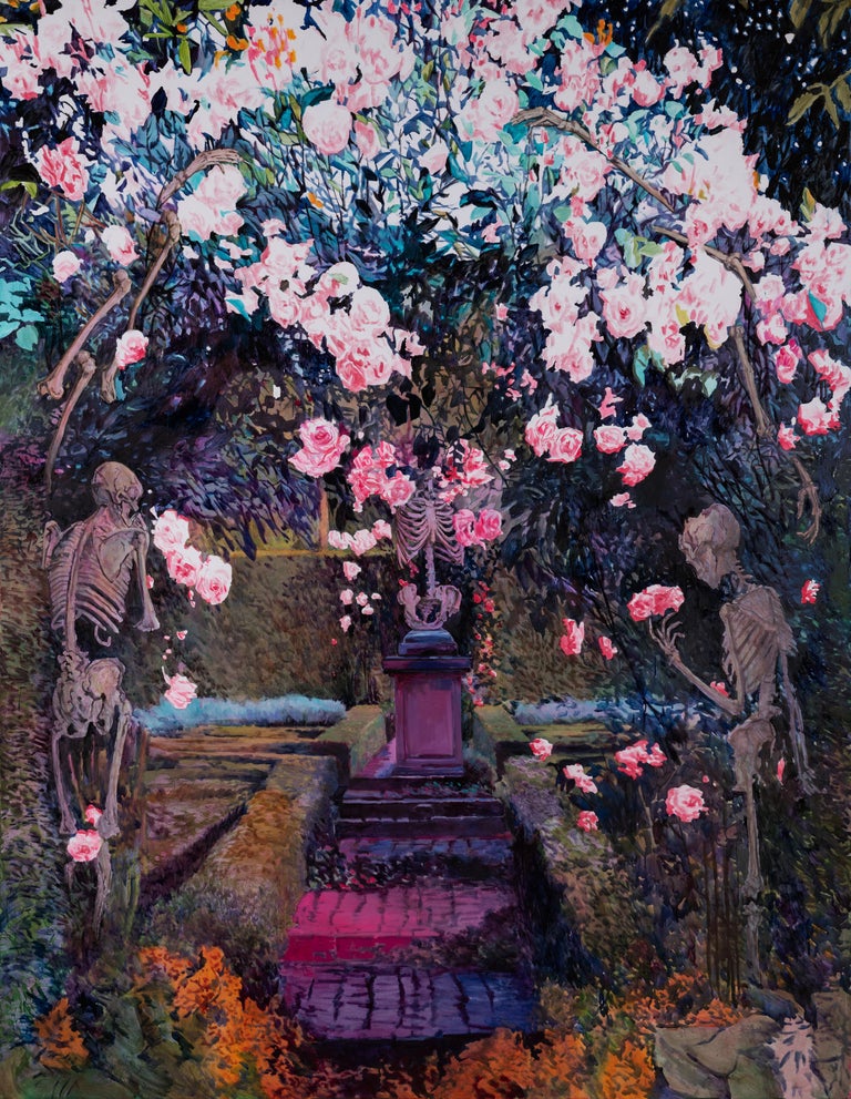Evgeniya Voinar - Series "Gardens of Immortality". "Night" , 245х190cm ...