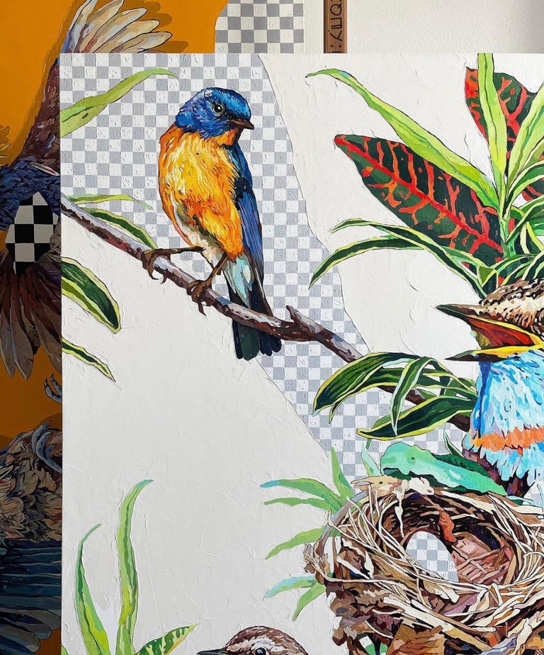 Radik Musin - Nightingales, 130x90cm For Sale at 1stDibs