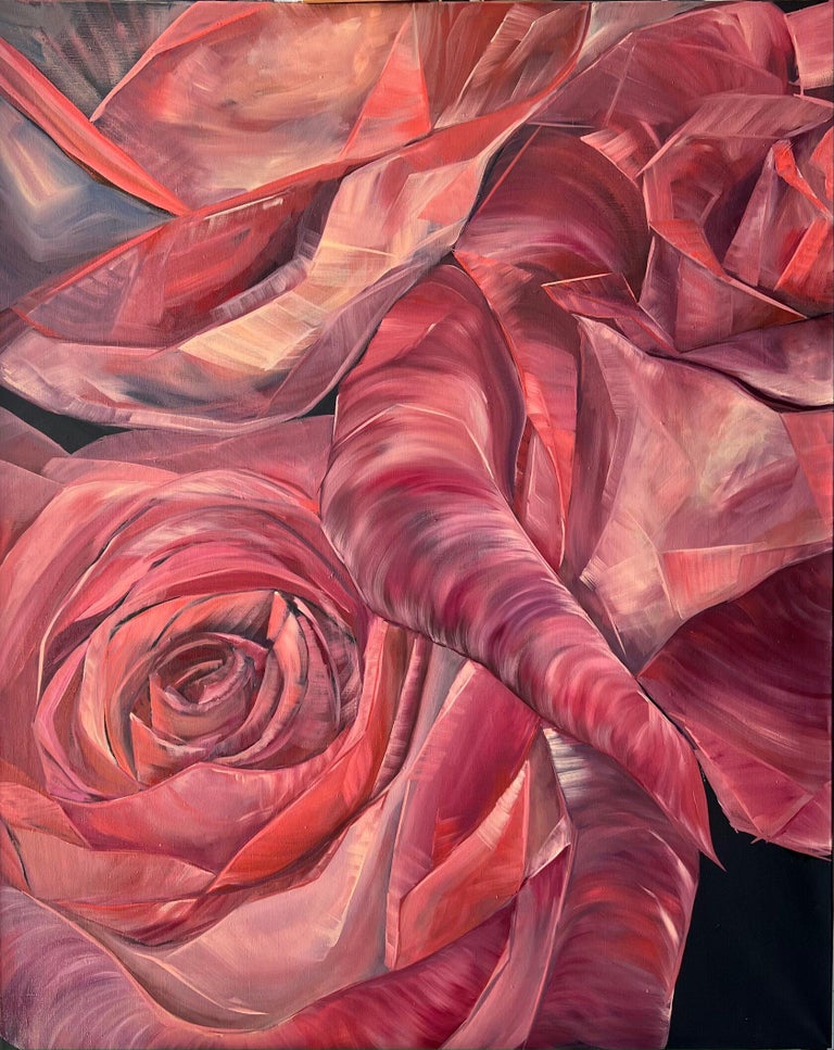 Inna Sumina - Red roses, 100x80cm For Sale at 1stDibs