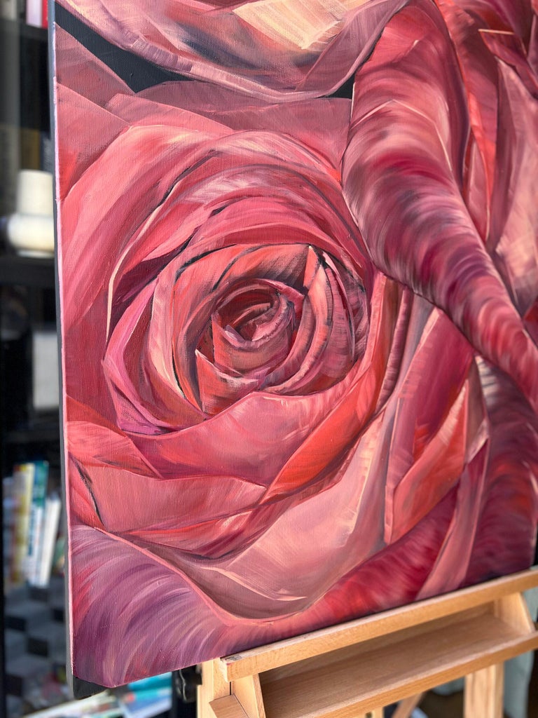 Inna Sumina - Red roses, 100x80cm For Sale at 1stDibs