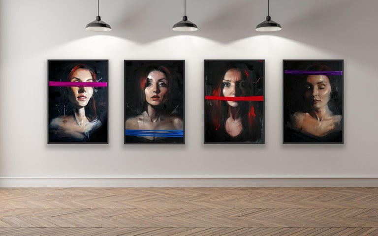 Ellina Zhanu - Polyptych, Mindless, Speechless, Visionless, Heartless ...