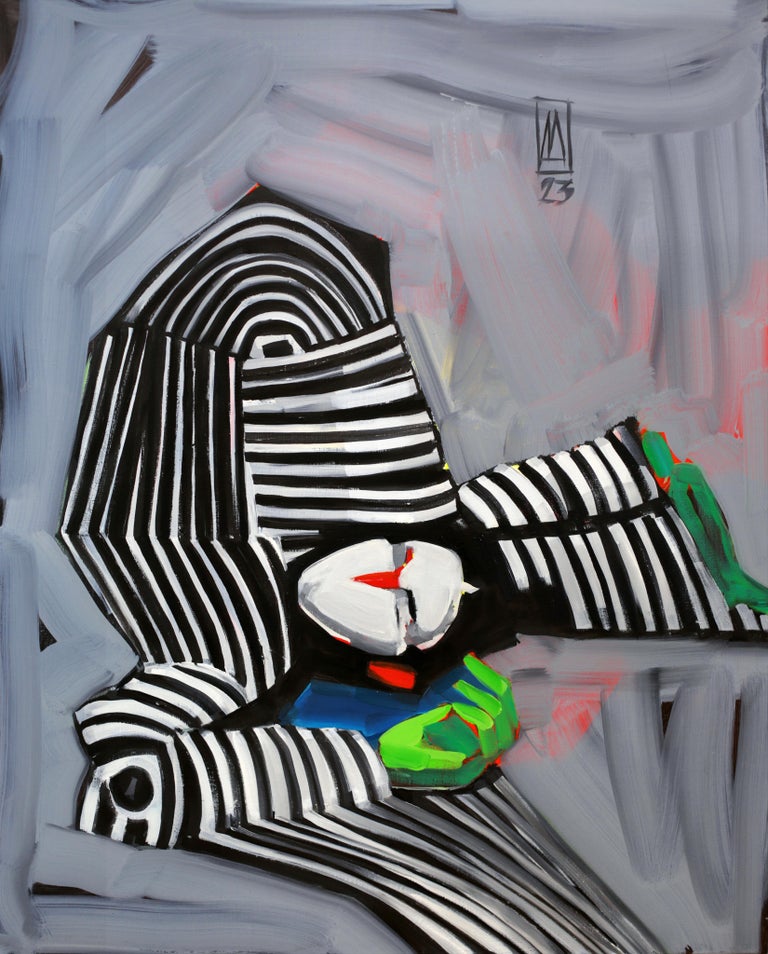 Anastasiia Danilenko - Theatriclion, 100x80cm For Sale at 1stDibs