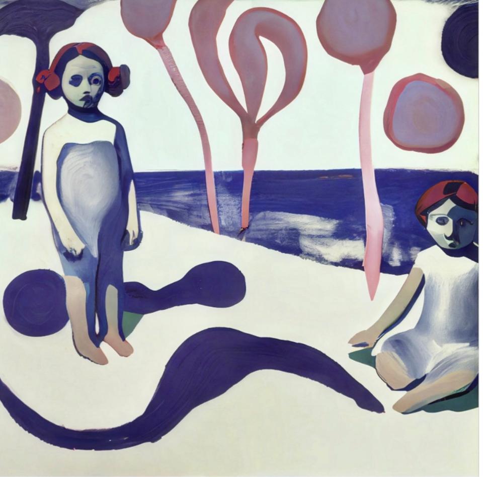 Majnun - Fauvist room, 150x150cm For Sale at 1stDibs
