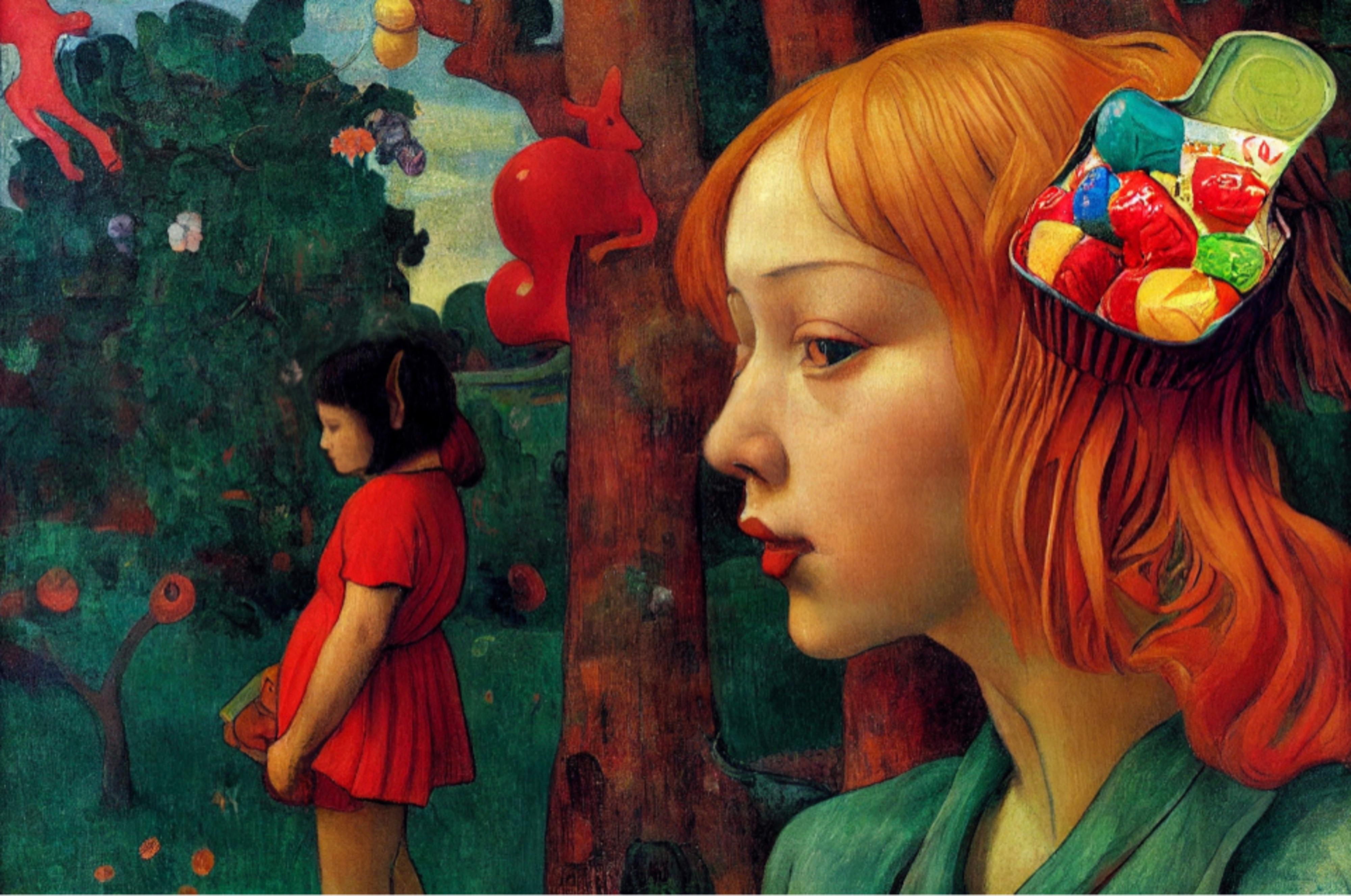 Konstantin Sapronov - Forest lollipops, 120x180cm For Sale at 1stDibs