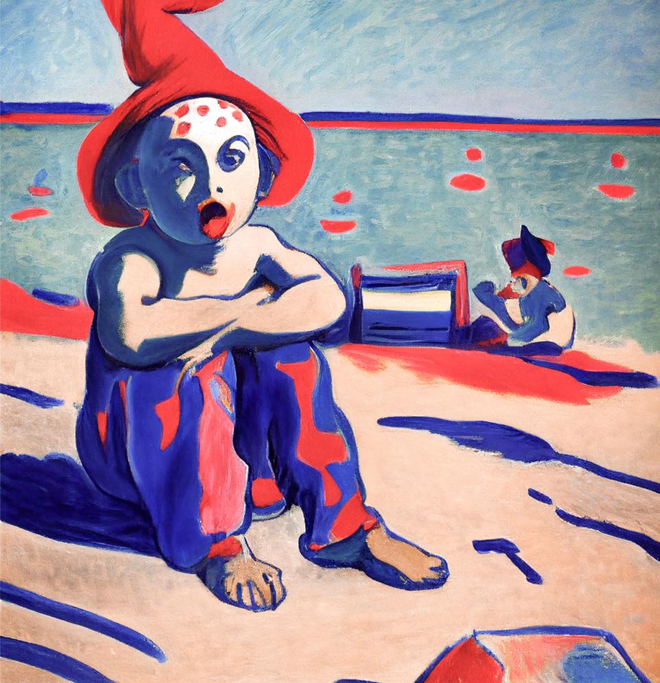 Konstantin Sapronov - Wizard's aria, 150x150cm For Sale at 1stDibs