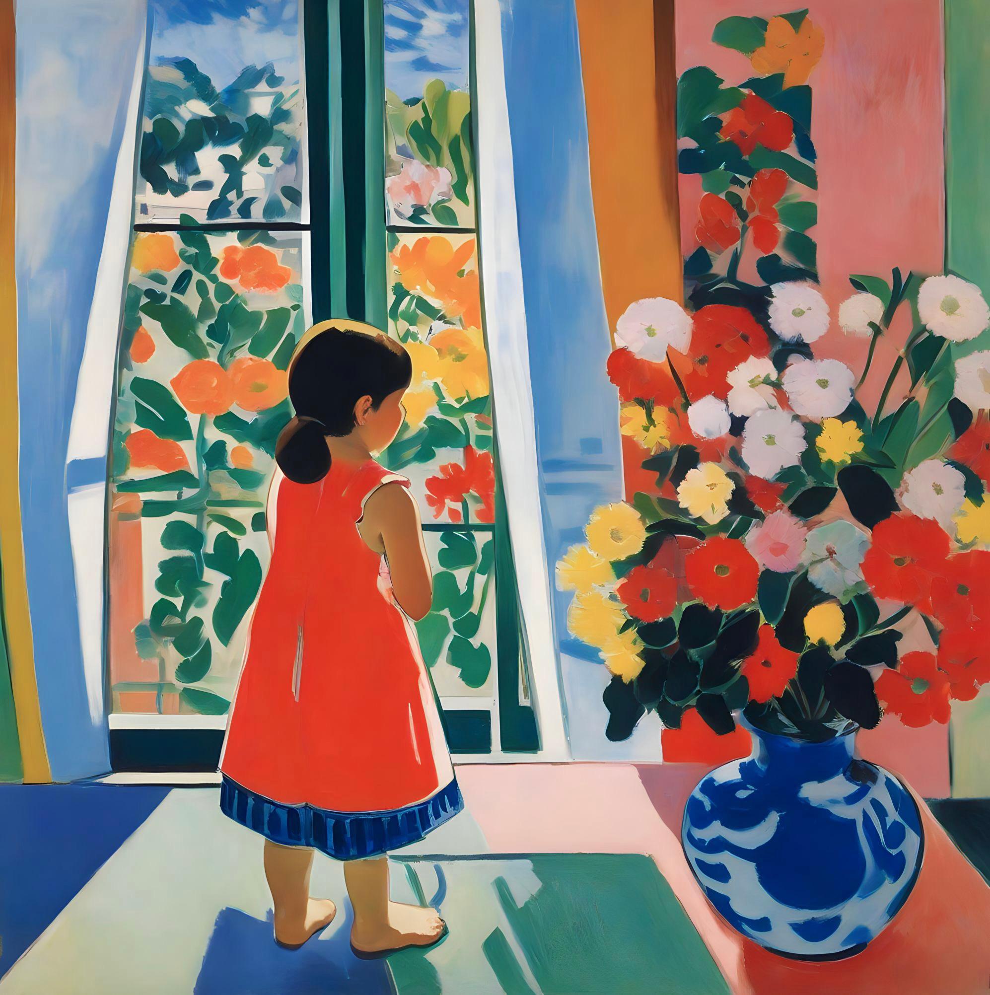 Nina Tsoriti - Seascape , 70x70cm, print on canvas For Sale at 1stDibs