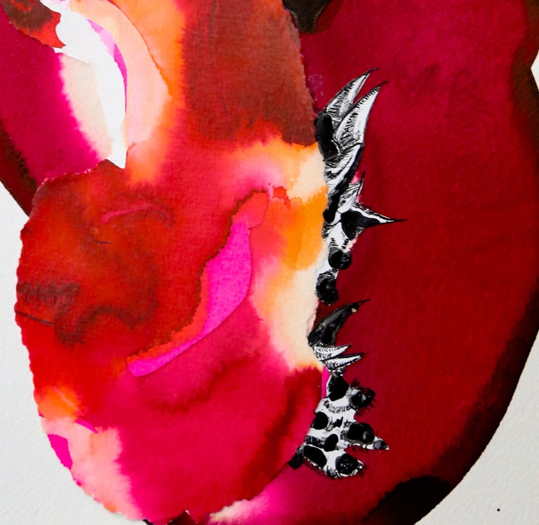 Laurence Le Constant - P.X. Désirée, abstract watercolor, ink on paper ...