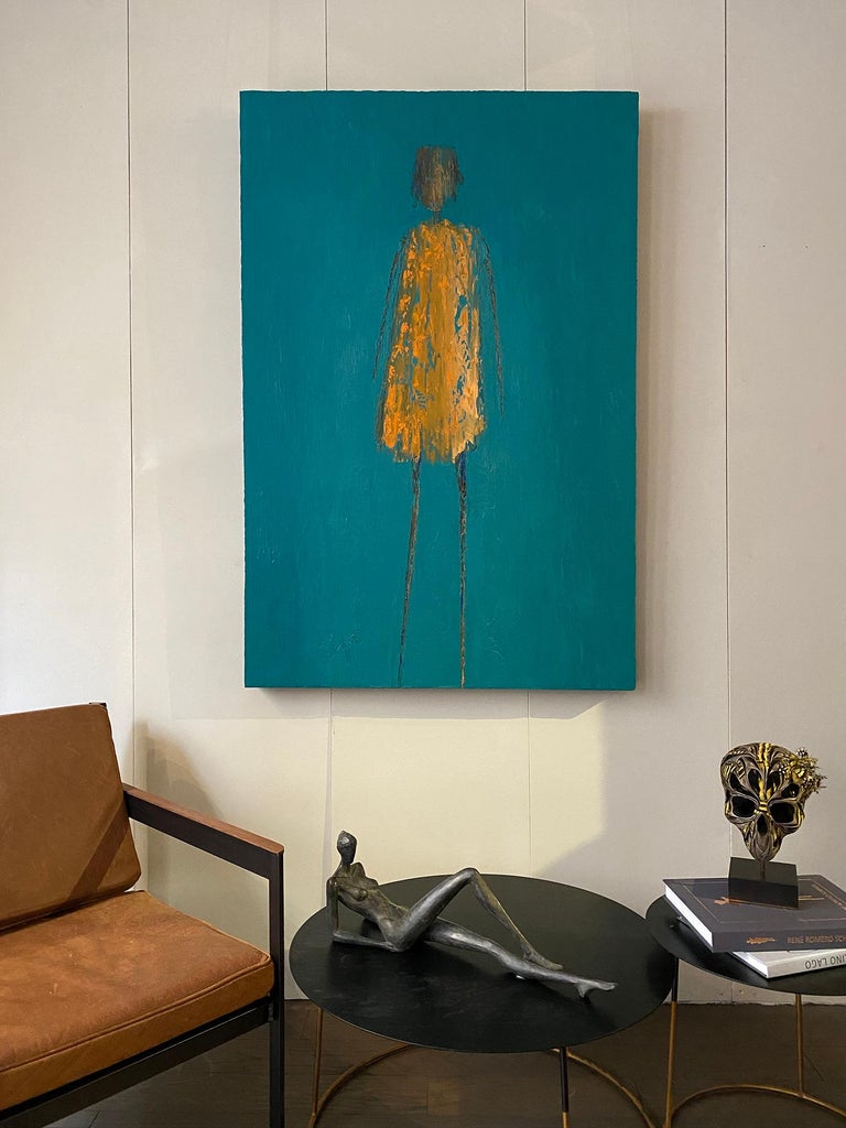 René Romero Schuler - Famke, figurative painting women portrait ...