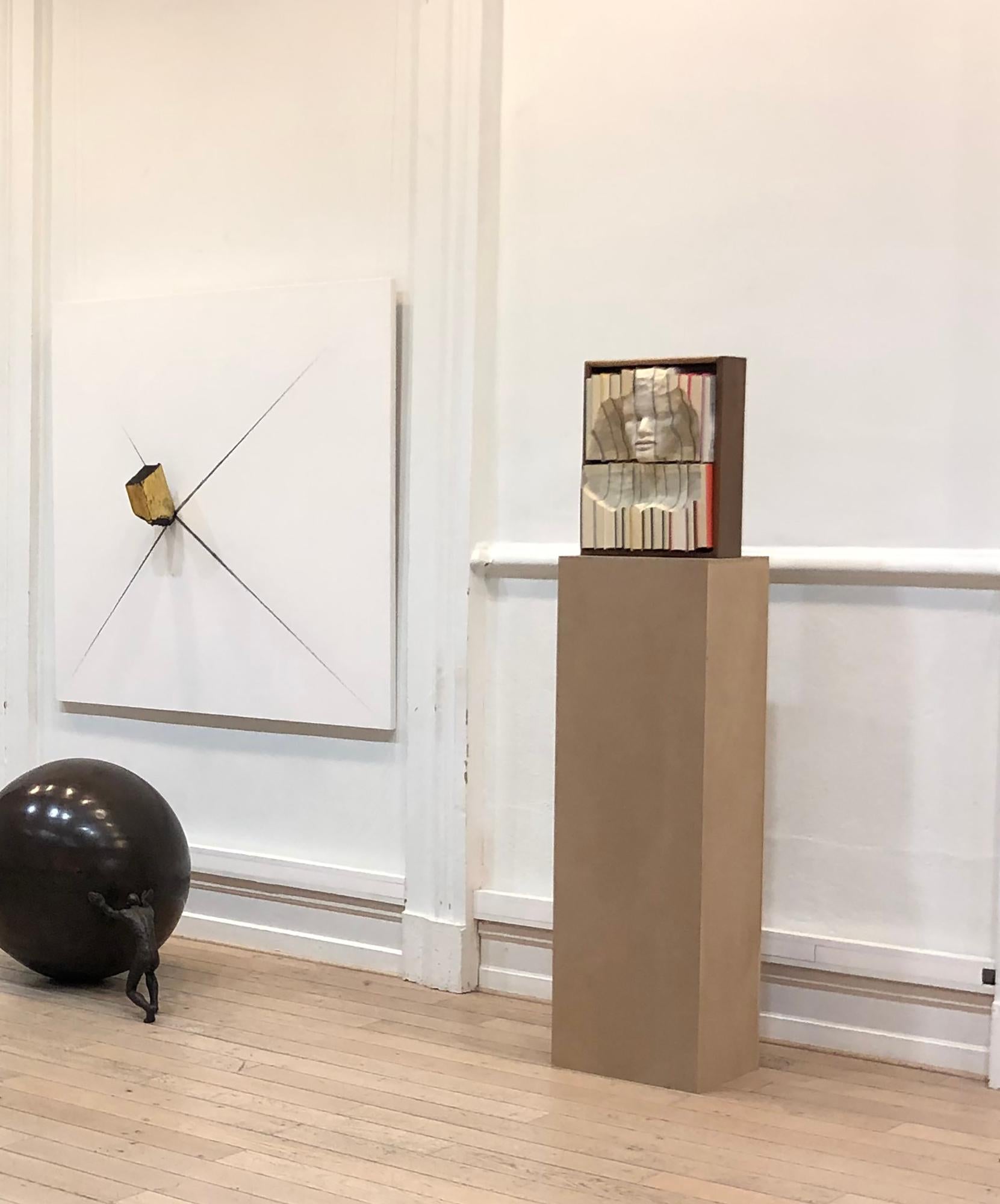 Marco Cordero - Descritto, figurative portrait sculpted in books by ...