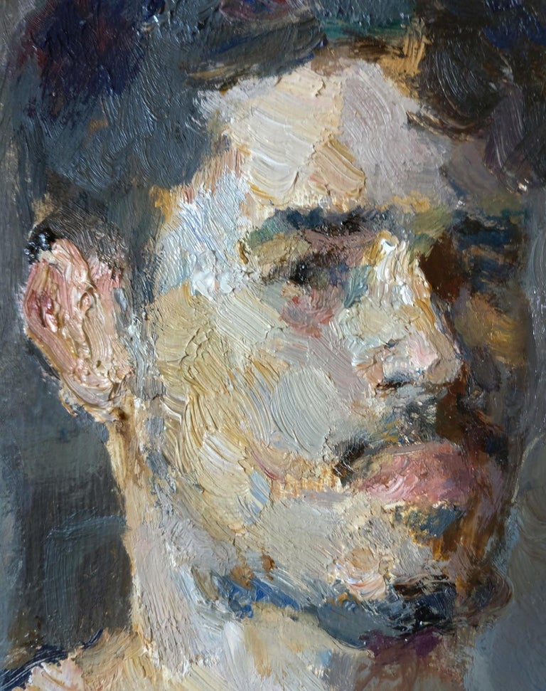 Samir Rakhmanov - Self Portrait With a Brush - 21st Century ...