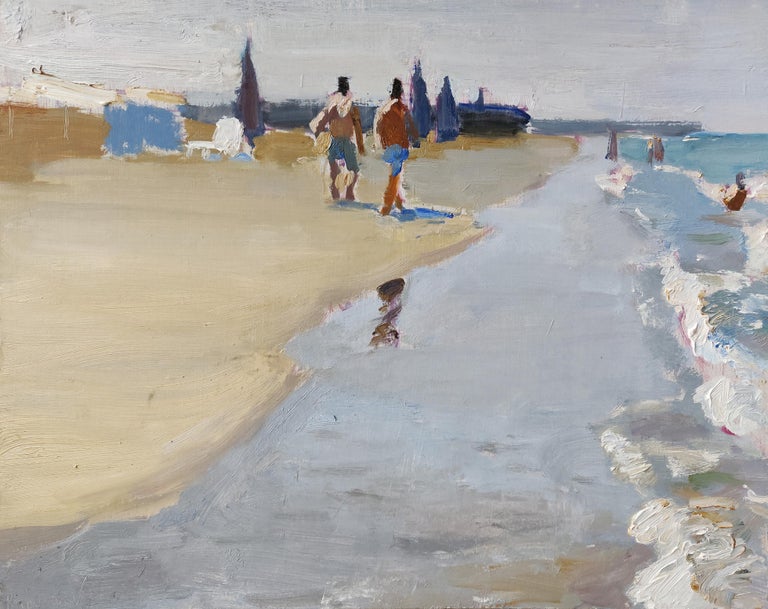 Samir Rakhmanov - On the Beach - 21st Century Contemporary Summer Scene ...