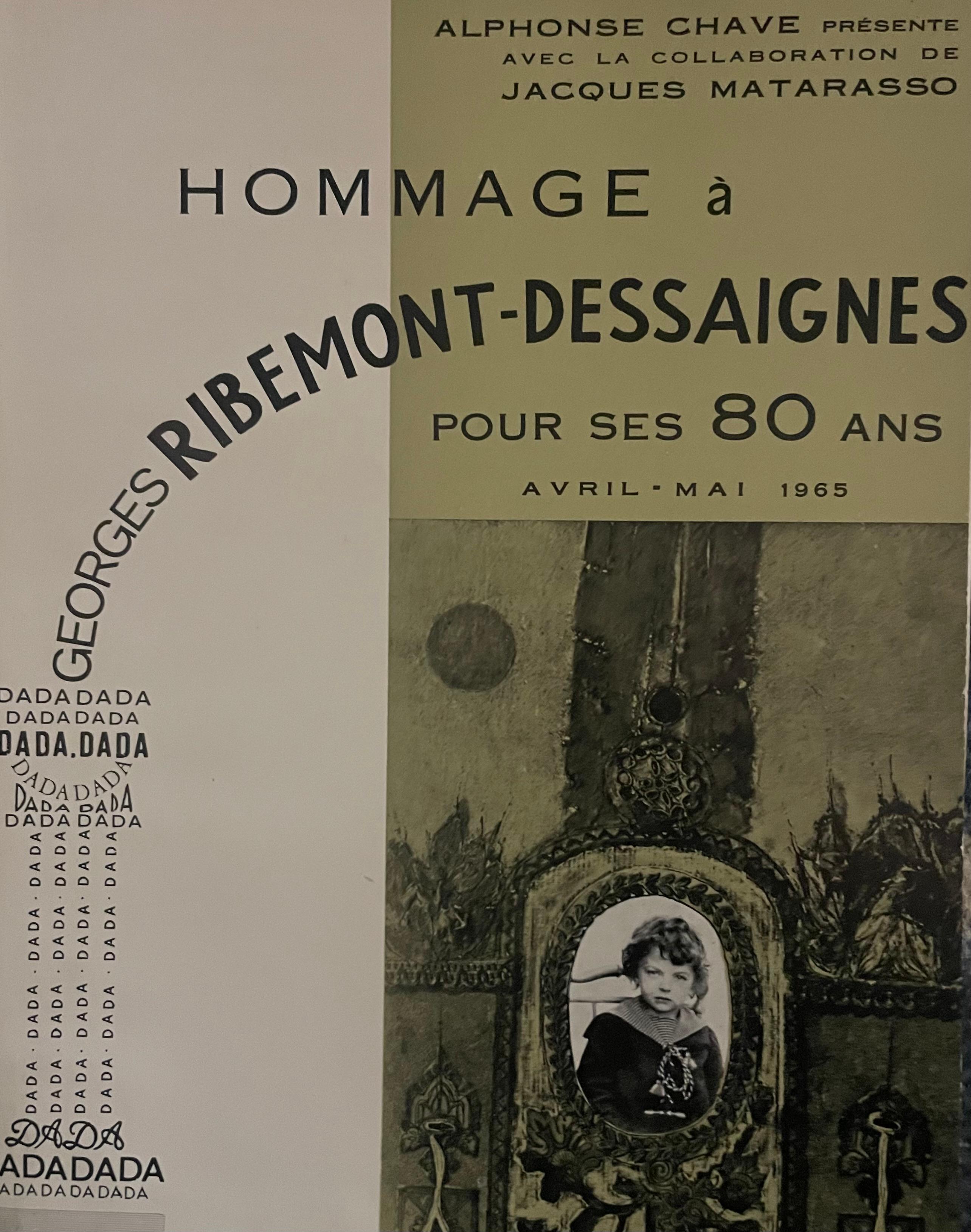 Georges Ribemont- Dessaignes - G.R.D. Collage dadaiste For Sale at 1stDibs