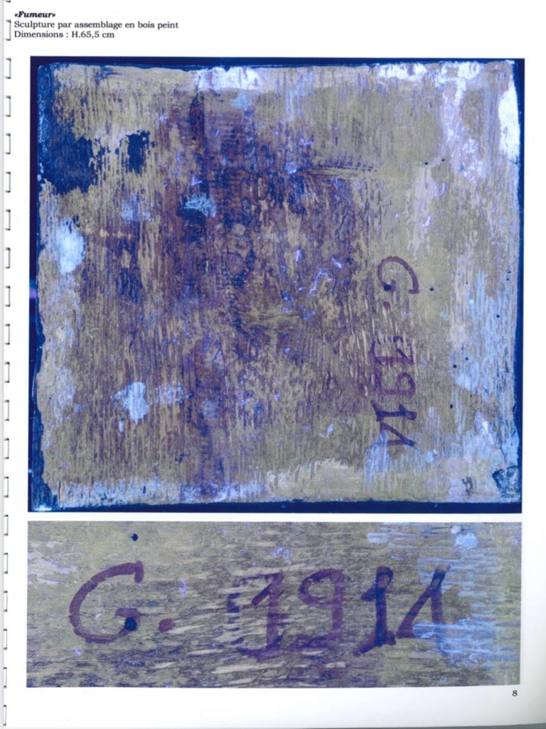 Louis MARCOUSSIS . CUBIST Assemblage ." Guillaume Apollinaire " (1914 ...