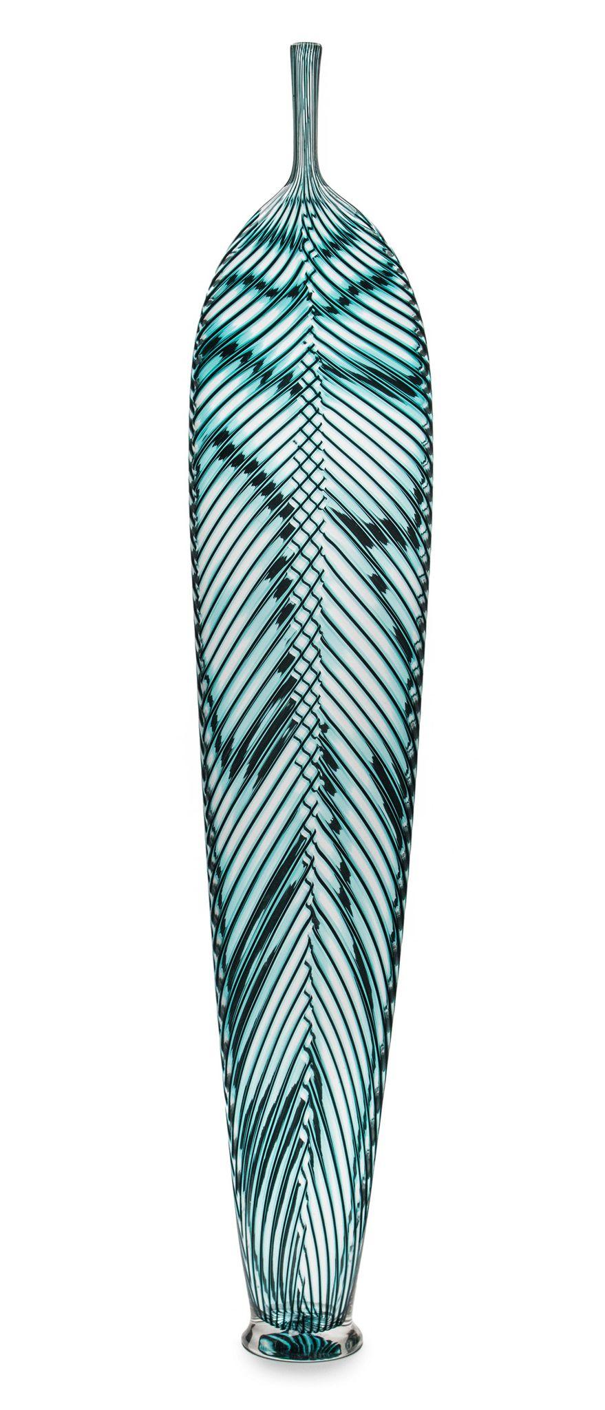 Dante Marioni - Blue and Black Leaf For Sale at 1stDibs | dante marioni ...