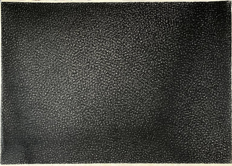 Jack Scott - 1980s "#2" Cross Hatch Abstract Charcoal Drawing ...