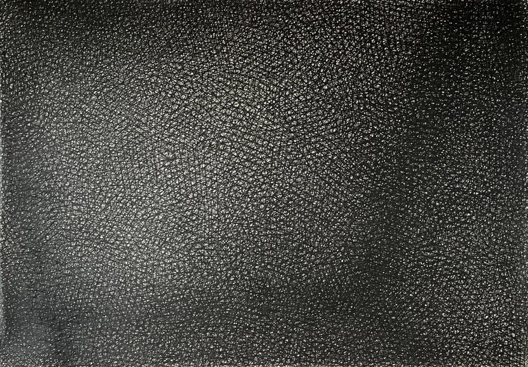 Jack Scott - 1980s "#2" Cross Hatch Abstract Charcoal Drawing ...