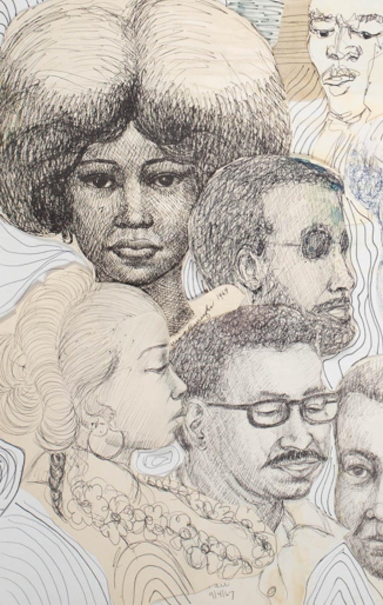 Dr. Margaret Taylor-Burroughs - Untitled Collage For Sale at 1stDibs