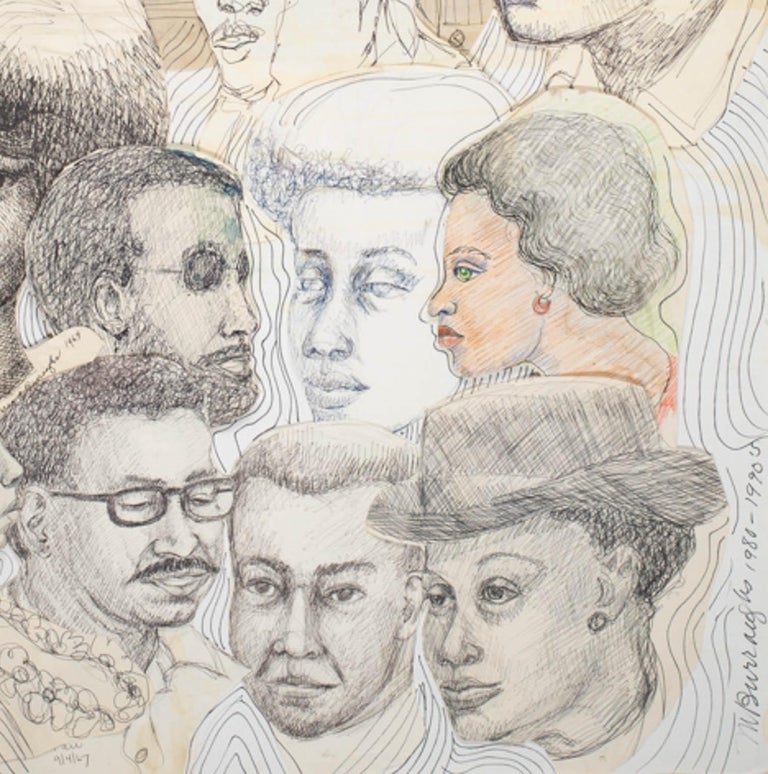 Dr. Margaret Taylor-Burroughs - Untitled Collage For Sale at 1stDibs