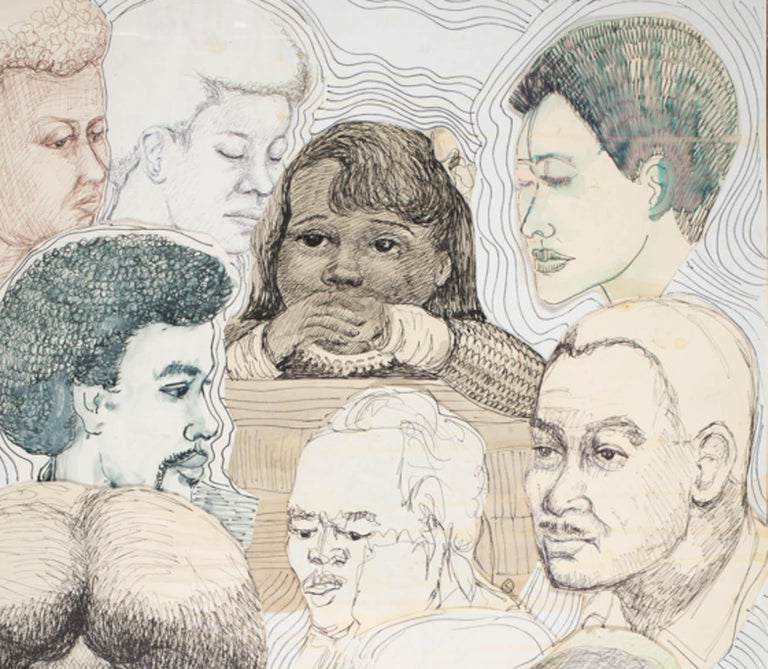 Dr. Margaret Taylor-Burroughs - Untitled Collage For Sale at 1stDibs