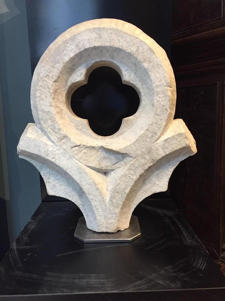 Unknown - Italian Window Mullion Fragment (Bifora), 14th Century For ...