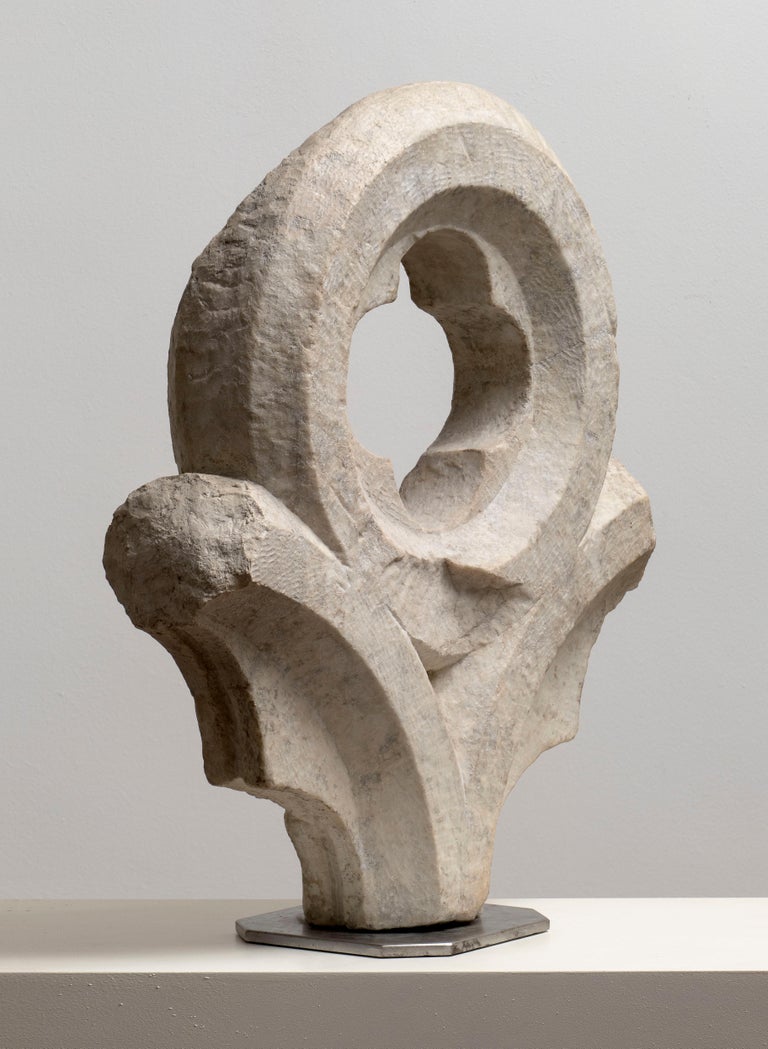 Unknown - ANTIQUE ITALIAN WINDOW MULLION FRAGMENT (BIFORA), 14TH ...