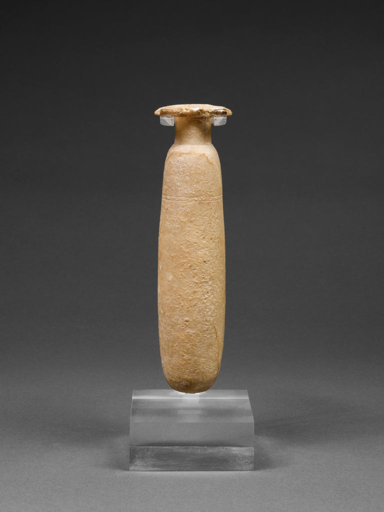 Unknown - Hellenistic Gypsum Alabaster Alabastron For Sale at 1stDibs