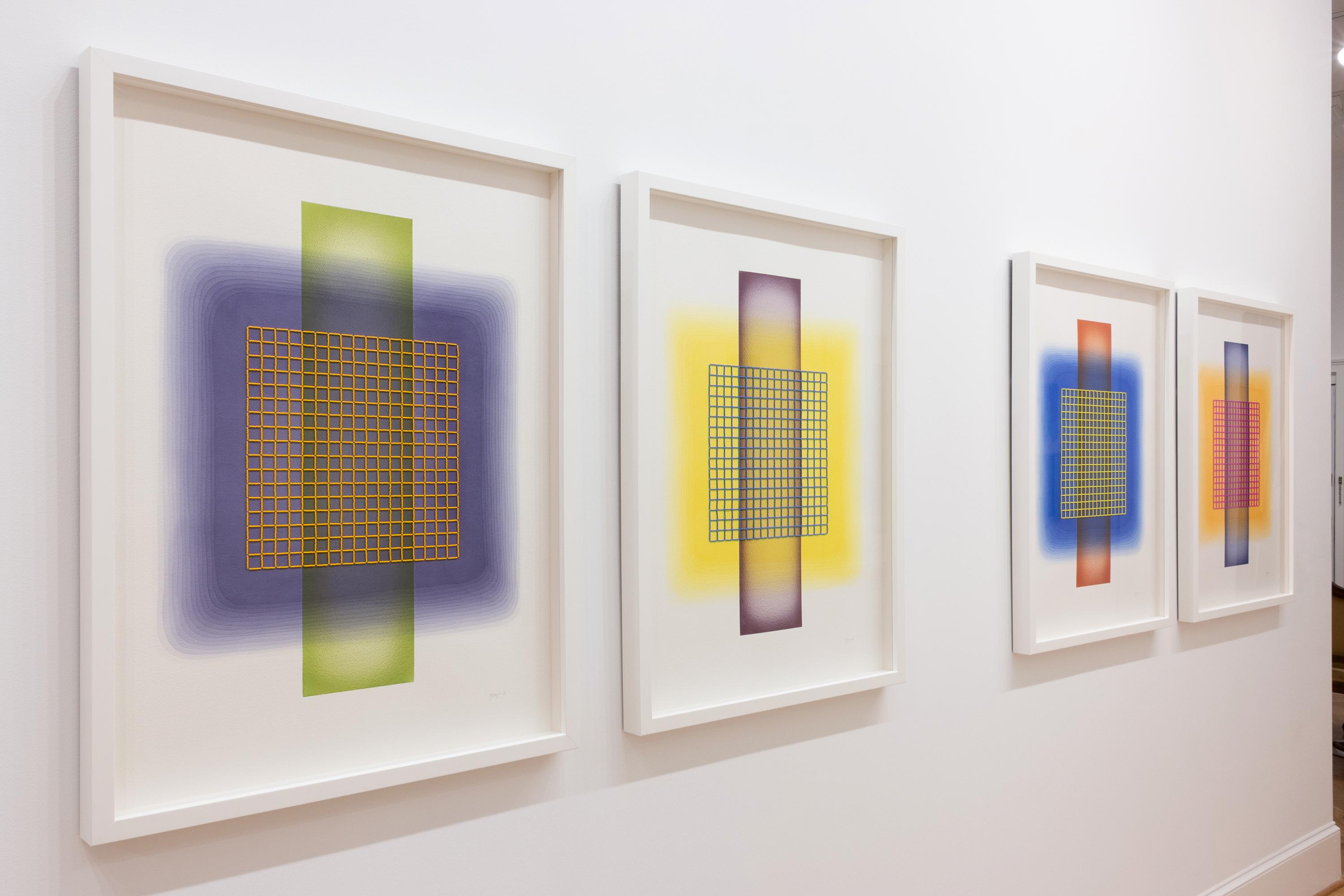 Gretchen Wagner - 'Color Interaction IV (3)' - color theory, glass ...