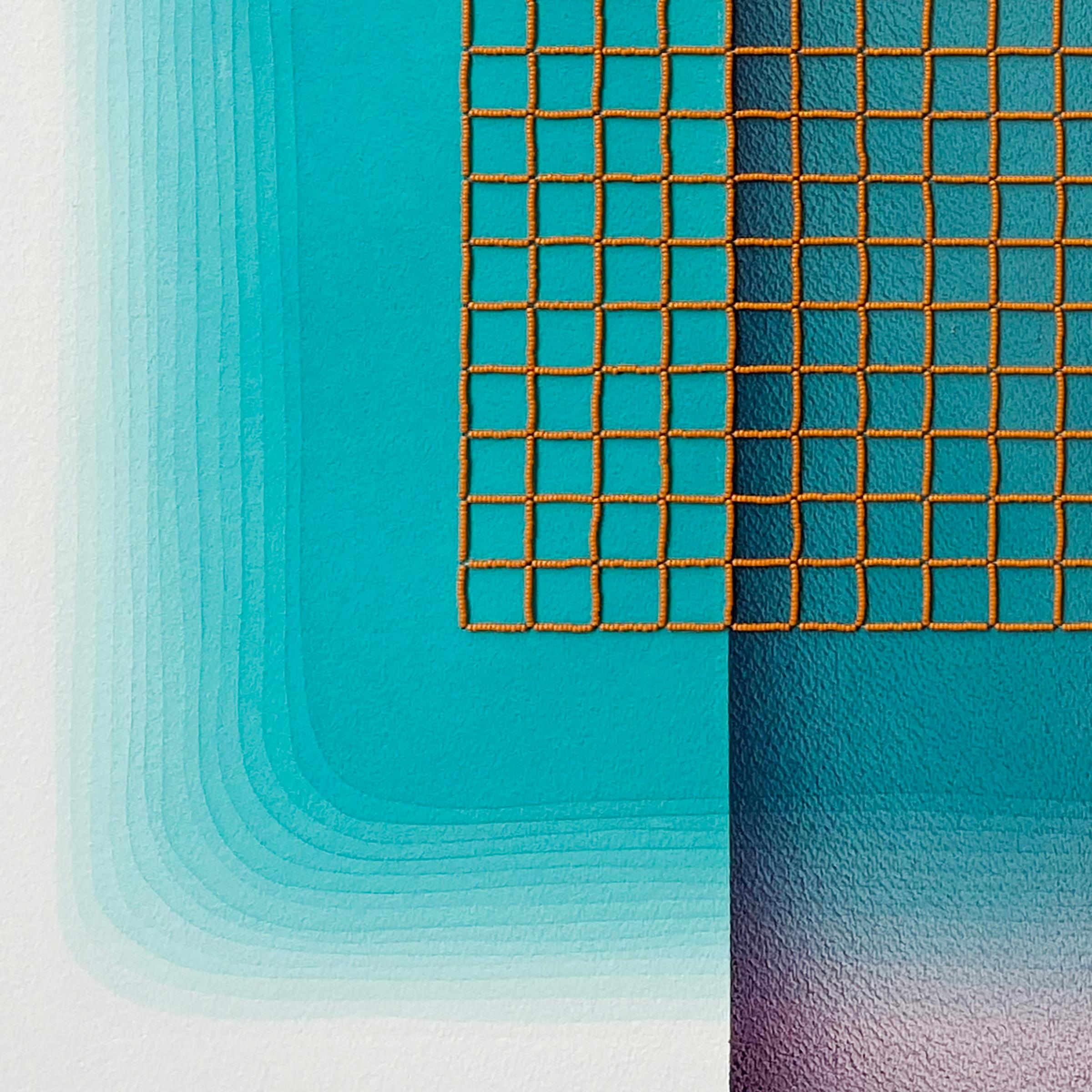 Gretchen Wagner - 'Color Interaction IV (7)' - color theory, glass ...